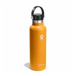 Trinkflasche Hydro Flask "21 OZ Standard Flex Cap", beige (fossil), H:23,9cm, Edelstahl, Trinkflaschen, Trinkflasche, Color Last&trade;-Pulverbeschichtun, 621 ml