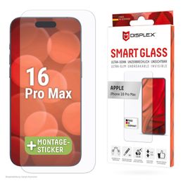 Displex Displayschutzglas "Smart Glass Screen Protection", transparent, B:9cm H:1,3cm T:19,8mm, Displayfolien, Displayschutzfolie, Schutzfolie, Bildschirmschutz, kratz- & sto&szlig;fest, Displayschutzglas