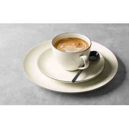 Tasse Seltmann Weiden "Kaffeetassen Savona Fine Diamond 270 ml 6er Set creme", creme, B:9cm H:6,6cm, Porzellan, Trinkgef&auml;&szlig;e, Tasse, Sp&uuml;lmaschinenfest, Mikrowellensicher, Ofenfest