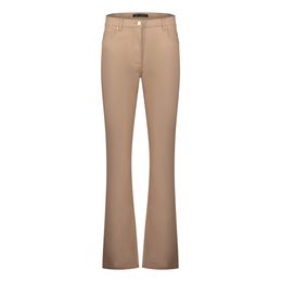 Stoffhose Betty Barclay "Perfect Body-Hose Slim Fit", Damen, Gr. 36, EURO, beige (natural), Obermaterial: 75% Viskose CV. 18% Polyamid PA. 4% Polyurethan PU. 3% Elasthan EL., Hosen Stoffhose