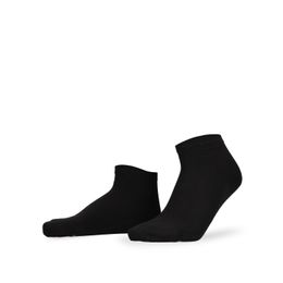 Sneakersocken Hudson "DRY COTTON", Herren, Gr. 39-42, schwarz, Baumwollmischung, normal, Socken Sneakersocken, Climate Sole, feuchtigkeitsregulierend und atmungsaktiv