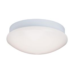 Brilliant LED Deckenleuchte "FAKIR", wei&szlig; (wei&szlig;, chromfarben), Leuchten, 10,6cm H&ouml;he, Sensor wei&szlig;/warmwei&szlig;, Metall/Kunststoff, dimmbar, LED Deckenleuchte