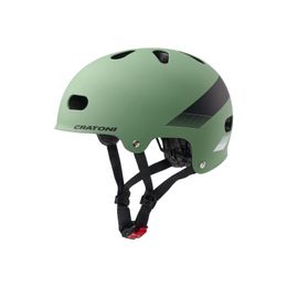 Cratoni Kinder-Fahrradhelm C-Mate Jr., sage-black