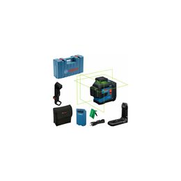 Bosch Linienlaser GLL 80-33 G, BA 3.7V 3.0Ah XL + USB-C&reg;-Kabel im Handwerkerkoffer (0601065501)