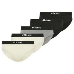 Slip Ellesse, M&auml;dchen, Gr. 128/134 (8), multi, Obermaterial: 95% Baumwolle, 5% Elasthan, Unterhosen Slip, sportlicher Stil, aus Baumwolle und Elasthan
