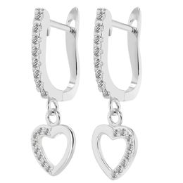 Adelia&acute;s Paar Ohrh&auml;nger ADELIA&acute;S "Damen Ohrh&auml;nger aus 925 Sterling Silber und Zirkonia", silber, Ohrringe, Damen, Damen, Silber 925 (Sterlingsilber)