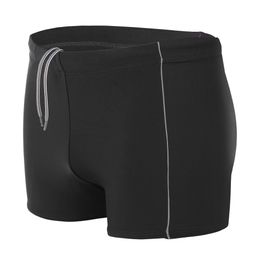 Badehose AQUARTI "Badehose Aquarti Herren Badehose Kurz mit Kontrastpaspel", Damen, Gr. M, N-Gr, schwarz (schwarz, grau), Obermaterial: 80% Polyamid PA. 20% Elasthan EL., Badehosen Badehose