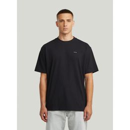 G-Star Raw T-Shirt G-STAR "Relaxed Base T-Shirt", Damen, Gr. L, dk schwarz, Obermaterial: 70% Baumwolle, 30% Baumwolle, Shirts T-Shirt