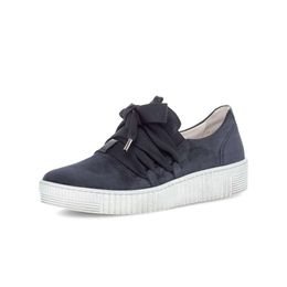 Sneaker Gabor "Sneaker low", Damen, Gr. 37,5, blau, Schuhe Sneaker
