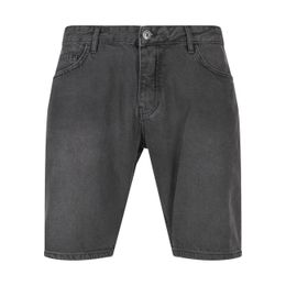 Stoffhose 2Y Premium "2Y Premium Herren 2Y Basic Slim Fit Denim Shorts", Herren, Gr. 30, Normalgr&ouml;&szlig;en, anthrazit, 97% Baumwolle, 3% Elasthan, unifarben, normal, Hosen Stoffhose