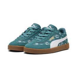 Sneaker Puma "Puma Club II Era Super Puma Sneakers Kinder", M&auml;dchen, Gr. 27,5, emerald ice wei&szlig; gr&uuml;n, Obermaterial: Textil, Synthetik, Rekonstituiertes Leder. Futter: Textil. Innensohle: Textil. Laufsohle: Gummi, Schuhe Sneaker