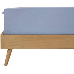 Spannbettlaken Schiesser "Jessi aus 100% Baumwolle", lila (lavendel), B:180cm L:200cm, Jersey, Obermaterial: 100% Baumwolle, Bettlaken, Spannbettlaken, f&uuml;r Matratzen bis zu 22 cm H&ouml;he, MADE IN GREEN by OEKO-TEX