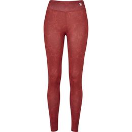 Leggings Just Rhyse "Just Rhyse Damen Just Rhyse JR Summertime Leggings", Damen, Gr. S, US-Gr&ouml;&szlig;en, rot, 95% Polyester, 5% Elasthan, slim fit, Hosen Leggings