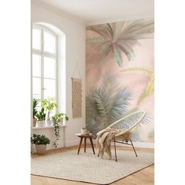 Fototapete Komar "Komar Vlies Fototapete - Vague Botany - Gr&ouml;&szlig;e 200 x 250 cm", lila (modern), L:2,5m, Vlies, Tapeten