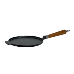 Cr&ecirc;pepfanne RONNEBY BRUK "Maestro Cr&eacute;pe-Pfanne, &Oslash; 24 cm, mit Holzgriff", schwarz, mit buchenholzgriff, B:24cm H:7cm L:51cm, Pfannen