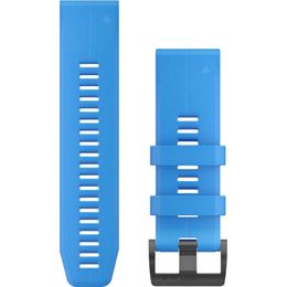 Garmin Wechselarmband "Ersatzarmband QuickFit 26 mm Silikon", blau (hellblau), Uhrenarmb&auml;nder