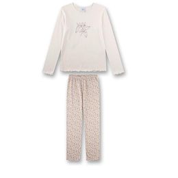 Sanetta Pyjama in Wei&szlig; - 50% | Gr&ouml;&szlig;e 128 | Kinder-waesche