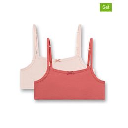 Sanetta 2er-Set: Bustiers in Rot/ Rosa - 40% | Gr&ouml;&szlig;e 164 | Kinder-waesche