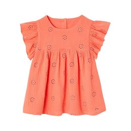 Vertbaudet Bluse ''Mathilda'' in Orange - 52% | Gr&ouml;&szlig;e 116 | Kinder-blusen-hemden
