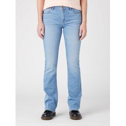 Wrangler Jeans "Brooklyn" - Bootcut fit - in Hellblau - 51% | Gr&ouml;&szlig;e W32/L32 | Damenjeans