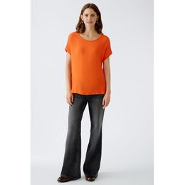Oui Shirt in Orange - 76% | Gr&ouml;&szlig;e 40 | Damen-tops