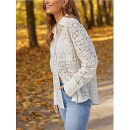 LA Angels Bluse in Creme - 68% | Gr&ouml;&szlig;e L | Damen-blusen