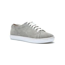 Comfortfusse Leder-Sneakers in Grau - 62% | Gr&ouml;&szlig;e 36 | Damen-sneakers