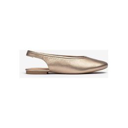 Unisa Leder-Slingballerinas in Gold - 57% | Gr&ouml;&szlig;e 38 | Damen-ballerinas