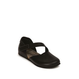 Comfortfusse Leder-Ballerinas in Schwarz - 62% | Gr&ouml;&szlig;e 36 | Damen-ballerinas