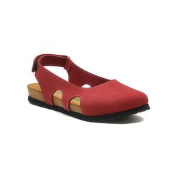 Comfortfusse Leder-Ballerinas in Rot - 57% | Gr&ouml;&szlig;e 38 | Damen-ballerinas