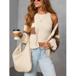 Milan Kiss Cardigan in Beige - 68% | Gr&ouml;&szlig;e XL | Damen-pullover-cardigans