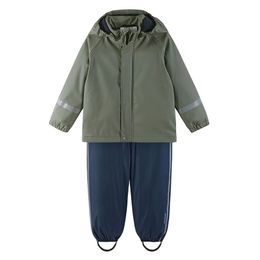 Reima 2tlg. Regenoutfit "Tipotella" in Khaki/ Dunkelblau - 41% | Gr&ouml;&szlig;e 98 | Kinder-outdoor-jacken