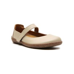 Comfortfusse Leder-Ballerinas "Jeylo" in Beige - 61% | Gr&ouml;&szlig;e 38 | Damen-ballerinas
