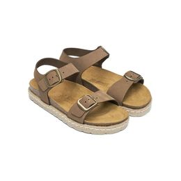 Mandel Leder-Sandalen in Braun - 58% | Gr&ouml;&szlig;e 36 | Damen-sandalen