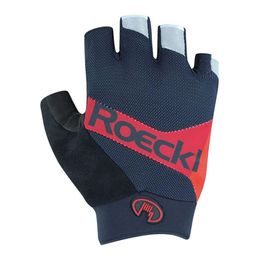 Roeckl Sports Fahrradhandschuhe "Iseo" in Schwarz/ Rot - 39% | Gr&ouml;&szlig;e 10 | Damenhandschuhe