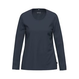 Ammann Pyjama-Oberteil in Dunkelblau - 53% | Gr&ouml;&szlig;e 48 | Damen-loungewear