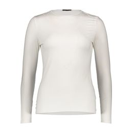 Oui Longsleeve in Wei&szlig; - 49% | Gr&ouml;&szlig;e 42 | Damen-tops