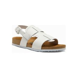 Comfortfusse Leder-Sandalen "Likya" in Wei&szlig; - 63% | Gr&ouml;&szlig;e 36 | Damen-sandalen