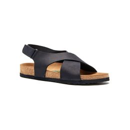 Comfortfusse Leder-Sandalen in Schwarz - 59% | Gr&ouml;&szlig;e 35 | Damen-sandalen