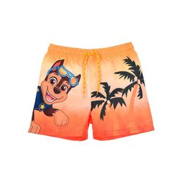 Disney Paw Patrol Badeshorts "Paw Patrol" in Orange - 54% | Gr&ouml;&szlig;e 104 | Kinder-bademode