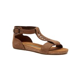 Comfortfusse Leder-Sandalen in Braun - 63% | Gr&ouml;&szlig;e 39 | Damen-sandalen