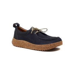 Comfortfusse Leder-Schn&uuml;rschuhe in Dunkelblau - 58% | Gr&ouml;&szlig;e 42 | Damen-schnuerschuhe