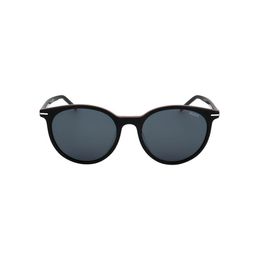 Hugo Damen-Sonnenbrille in Schwarz/ Dunkelblau - 54% | Gr&ouml;&szlig;e 52 | Damen-brillen