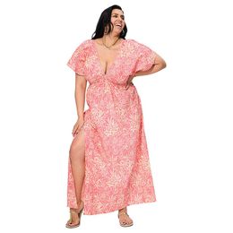 Aller Simplement Kleid in Pink - 73% | Gr&ouml;&szlig;e 46/48 | Damen-kleider