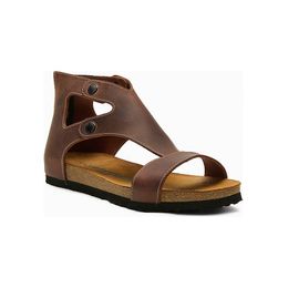 Comfortfusse Leder-Sandalen "Vera" in Braun - 61% | Gr&ouml;&szlig;e 36 | Damen-sandalen