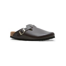 Comfortfusse Leder-Clogs in Dunkelbraun - 64% | Gr&ouml;&szlig;e 40 | Damen-pantoletten