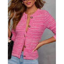 Milan Kiss Cardigan in Pink - 67% | Gr&ouml;&szlig;e S | Damen-pullover-cardigans