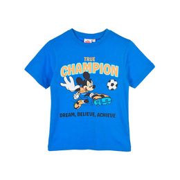 Disney Mickey Mouse Shirt "Mickey" in Blau - 46% | Gr&ouml;&szlig;e 116 | Kinder-oberteile