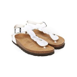 Mandel Zehensandalen "Aida" in Wei&szlig; - 53% | Gr&ouml;&szlig;e 37 | Damen-sandalen