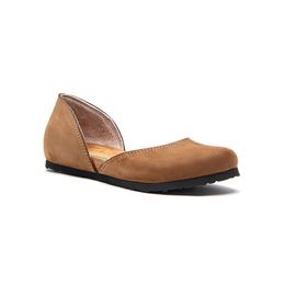 Comfortfusse Leder-Ballerinas in Sand - 64% | Gr&ouml;&szlig;e 36 | Damen-ballerinas